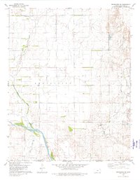 Hi-Res Interactive Map of Protection SW, Comanche County, KS in 1980 | Pastmaps